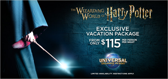 Wizarding World of Harry Potter Vacation Package - Universal Studios ...